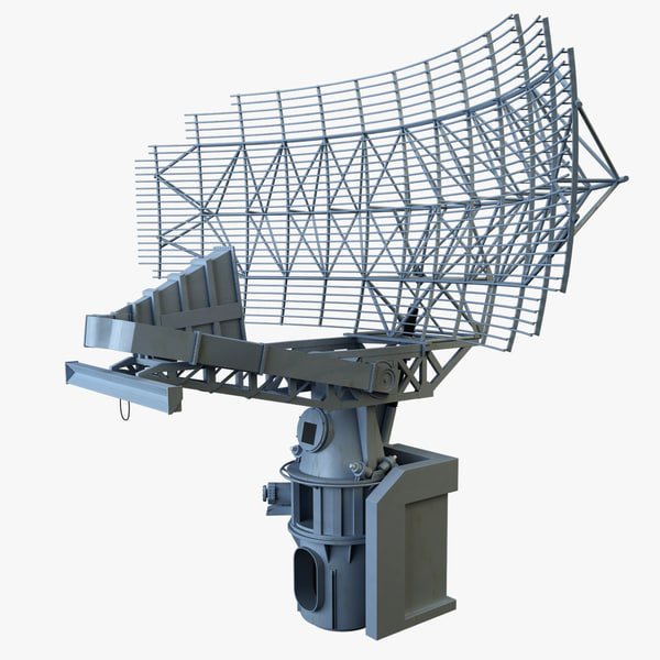 medium range radar 3d model