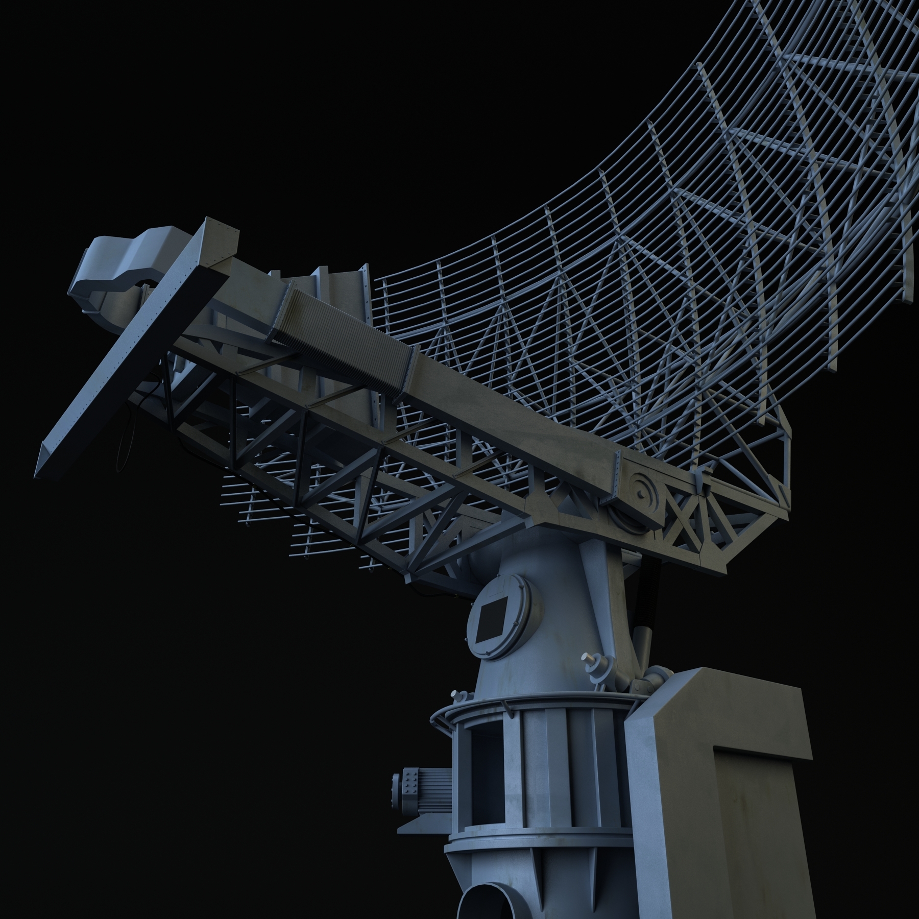 3d max sps-49 radar