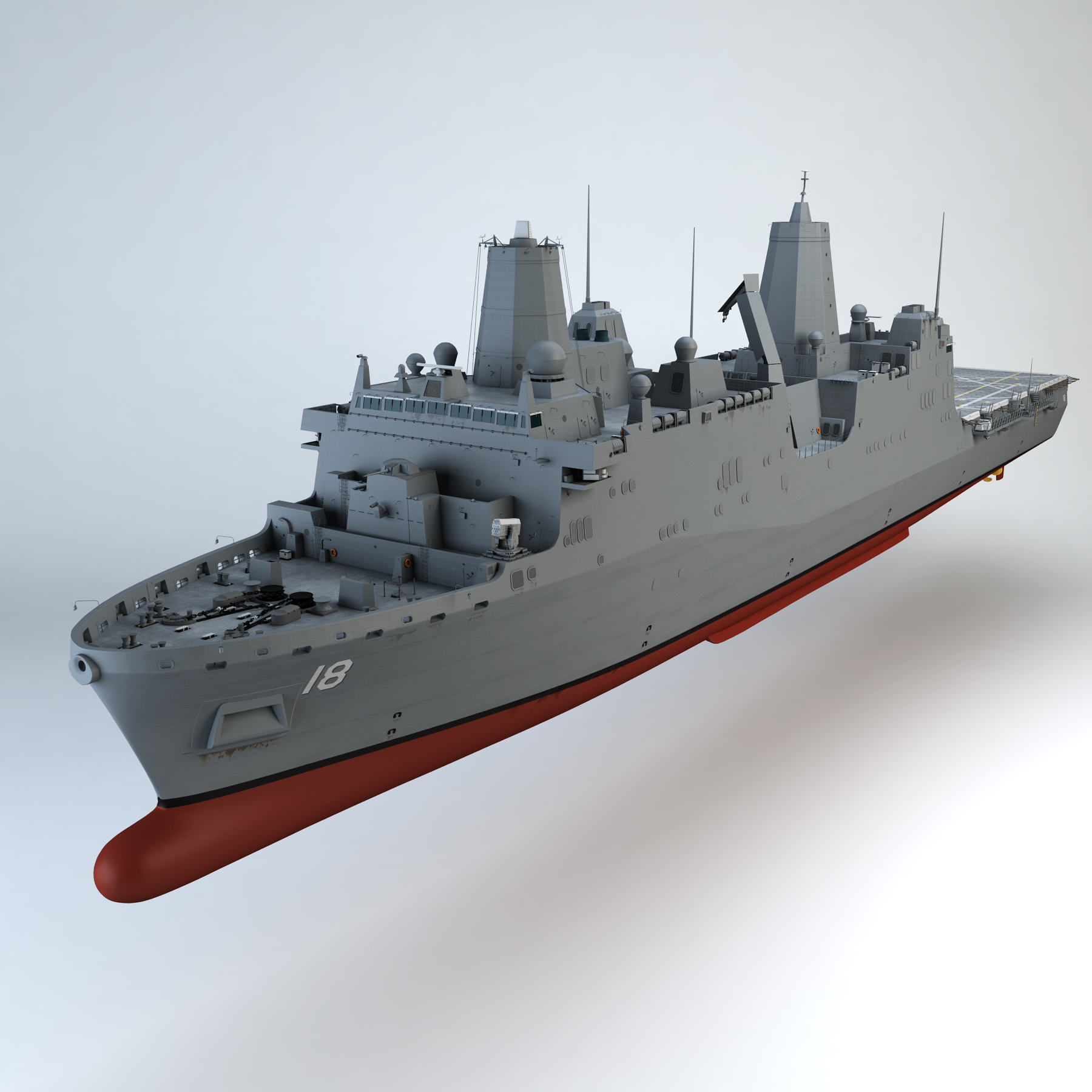 3d uss new lpd-18 model