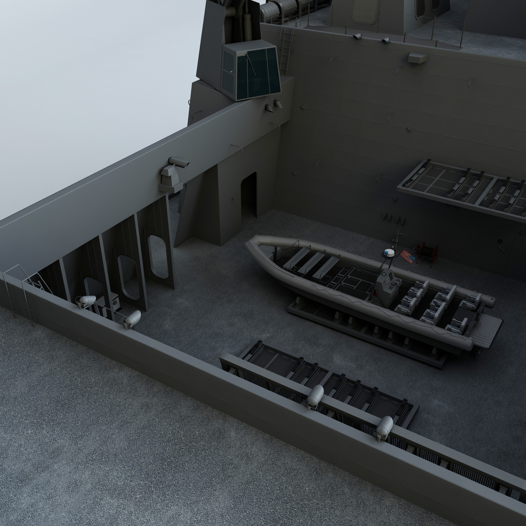 3d uss new lpd-18 model