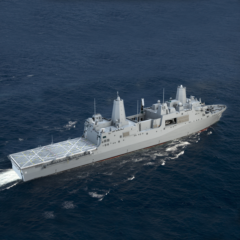 3d uss new lpd-18 model