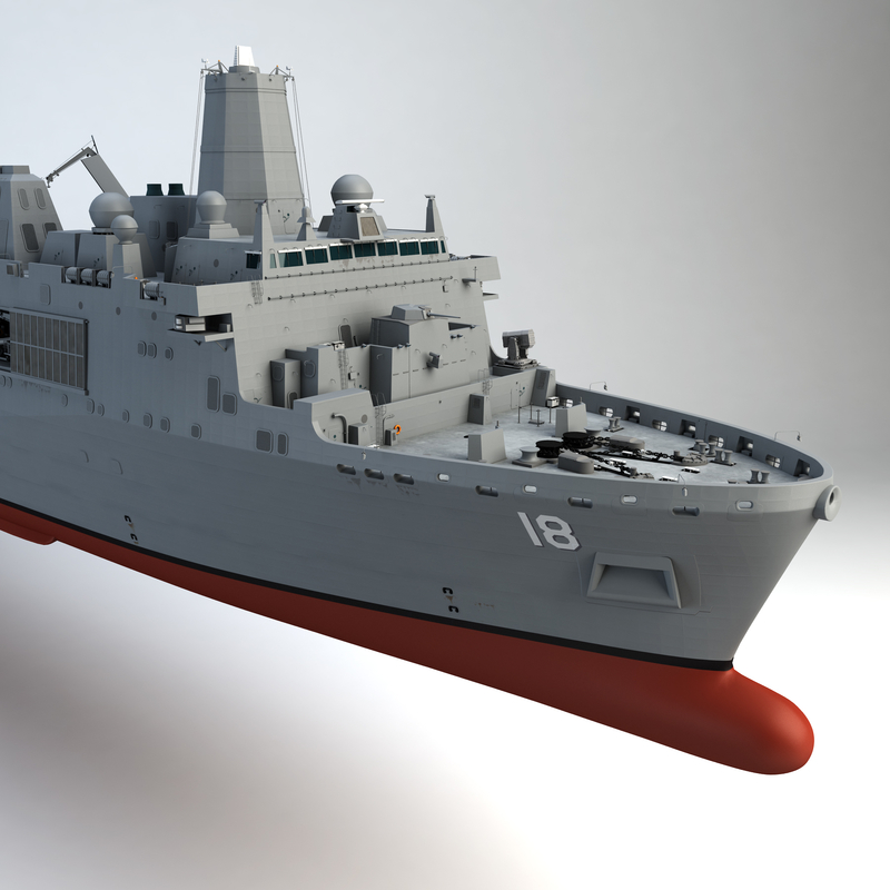 3d uss new lpd-18 model