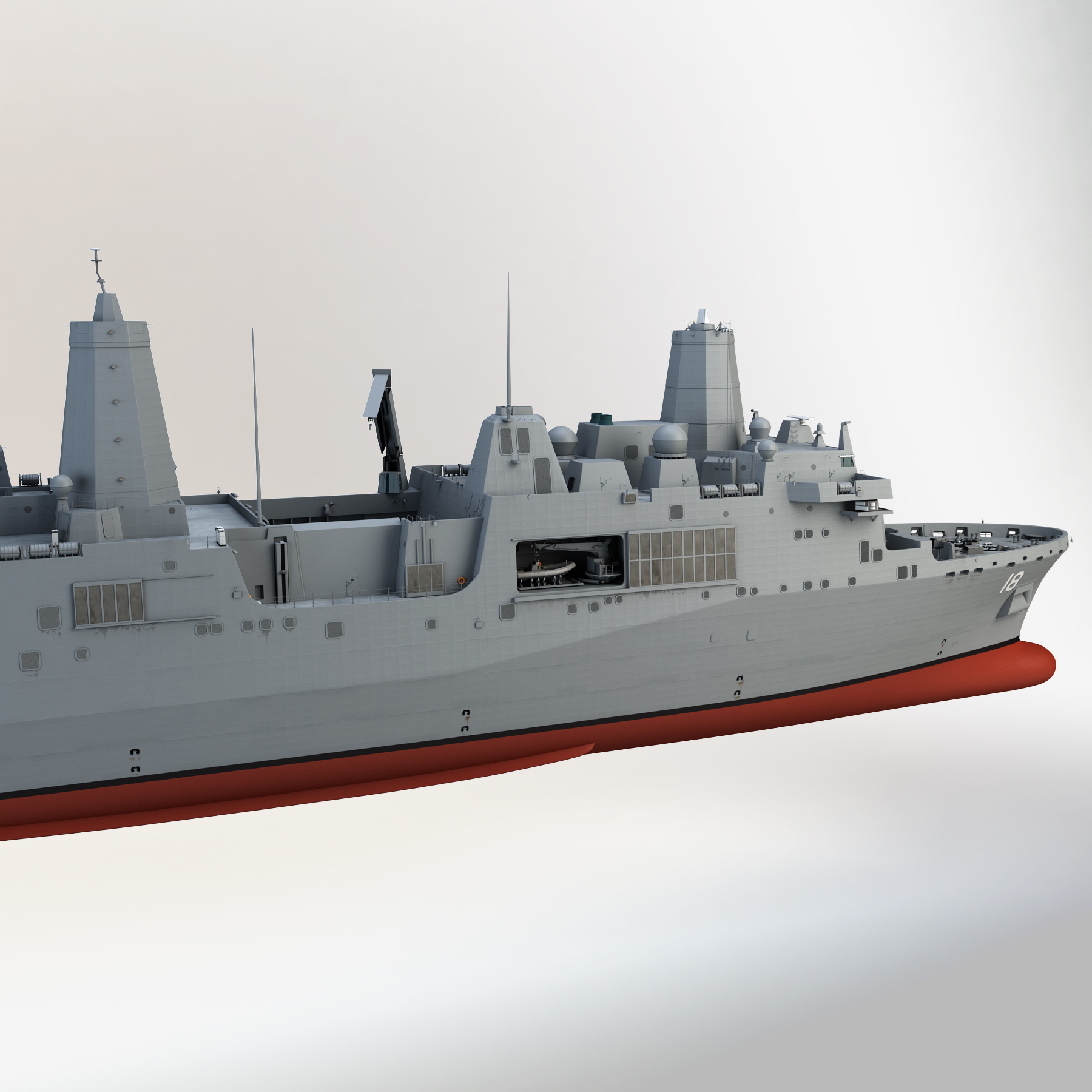 3d uss new lpd-18 model