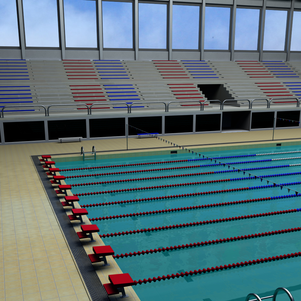 swimming pool 3d model