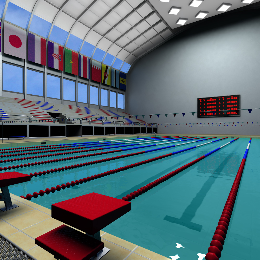 swimming pool 3d model