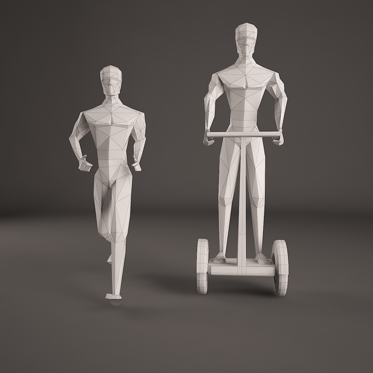 3d man figure model