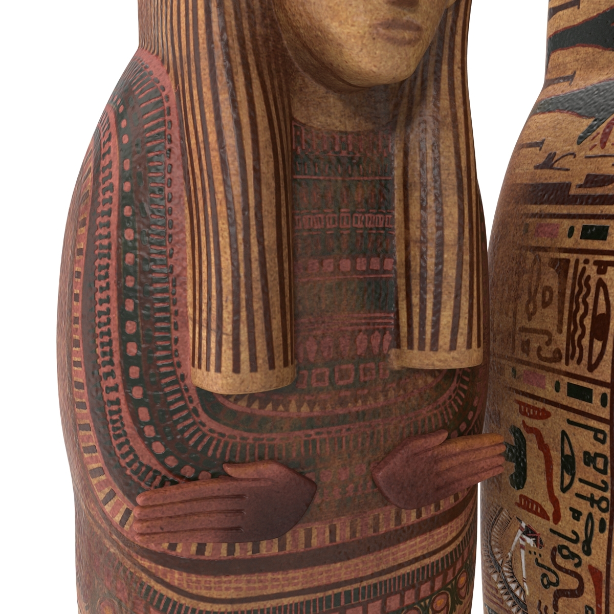 egyptian sarcophagus 3 3d model