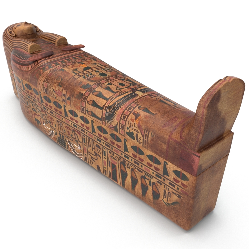 egyptian sarcophagus 3 3d model