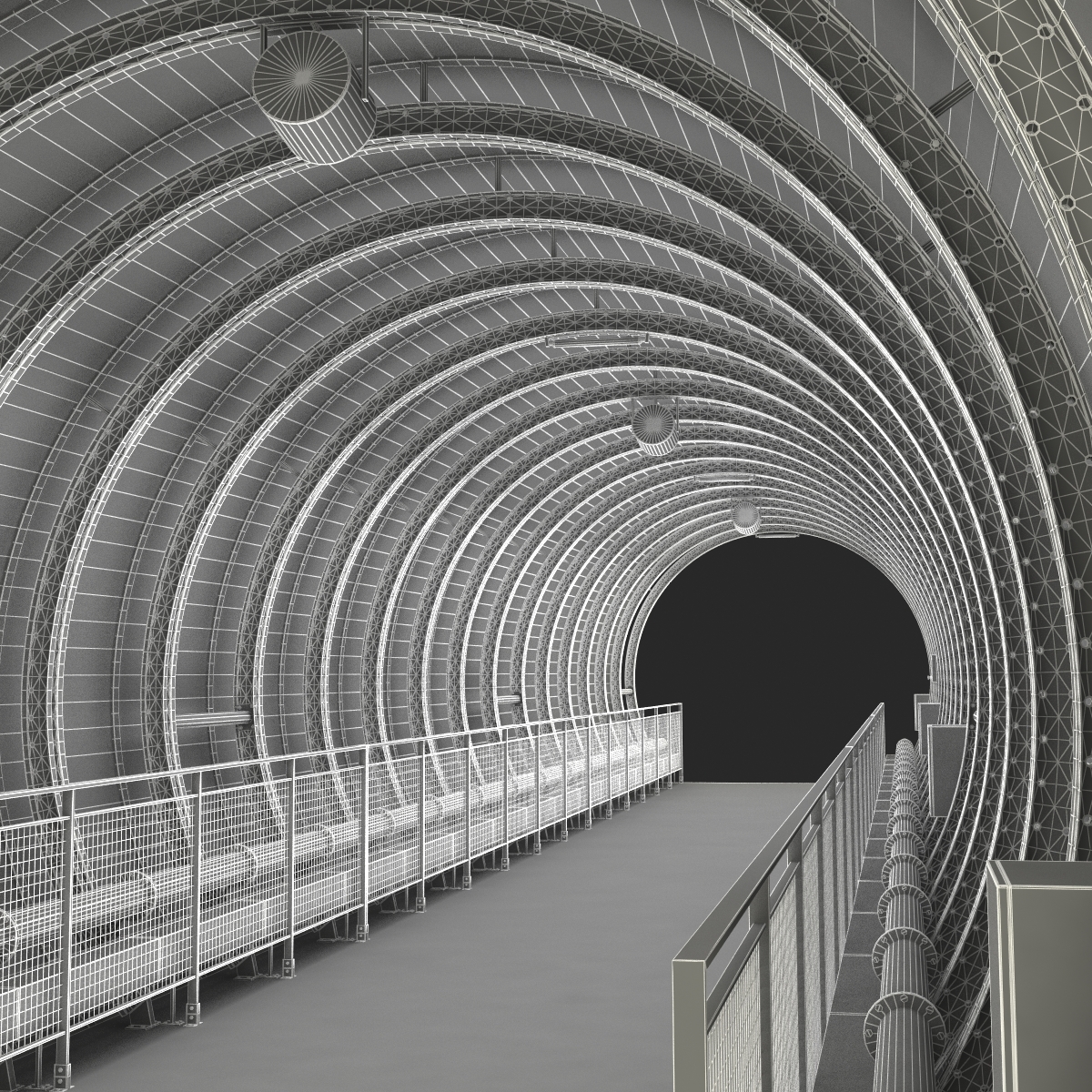 3d model tunnel