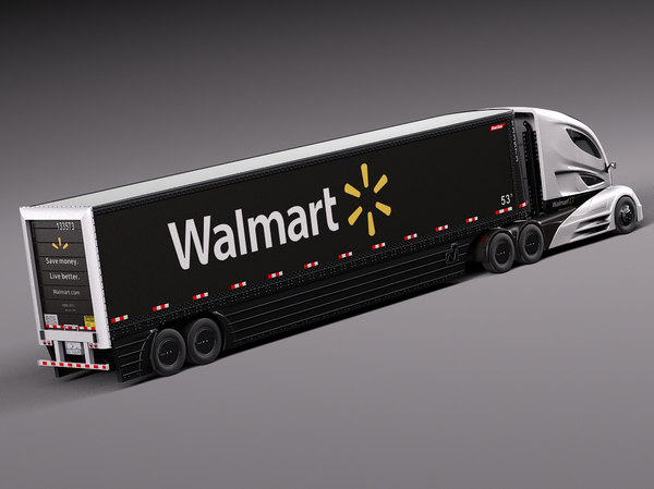 3d 2015 walmart truck model