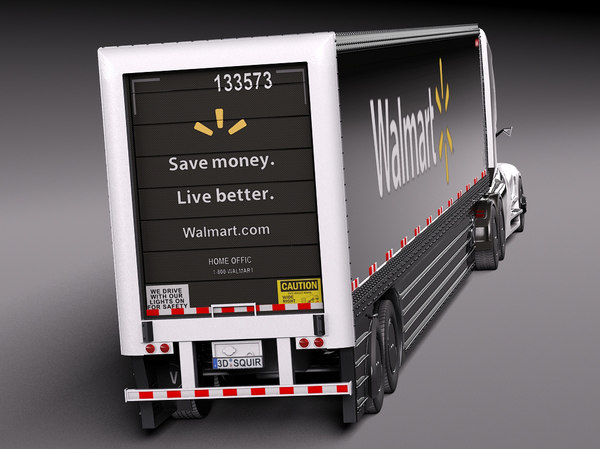 3d 2015 walmart truck model