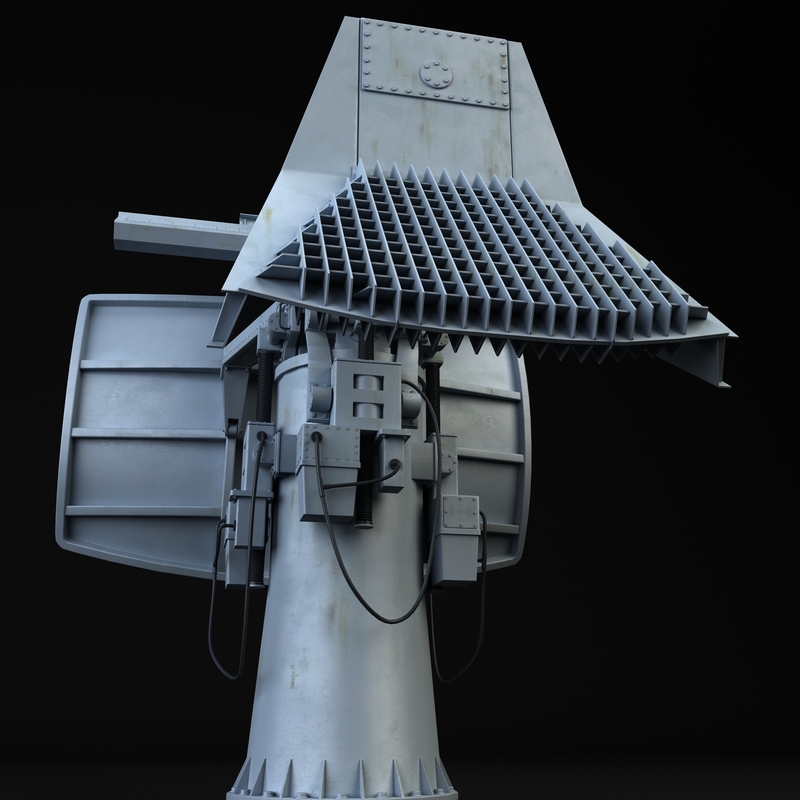 radar 3d model