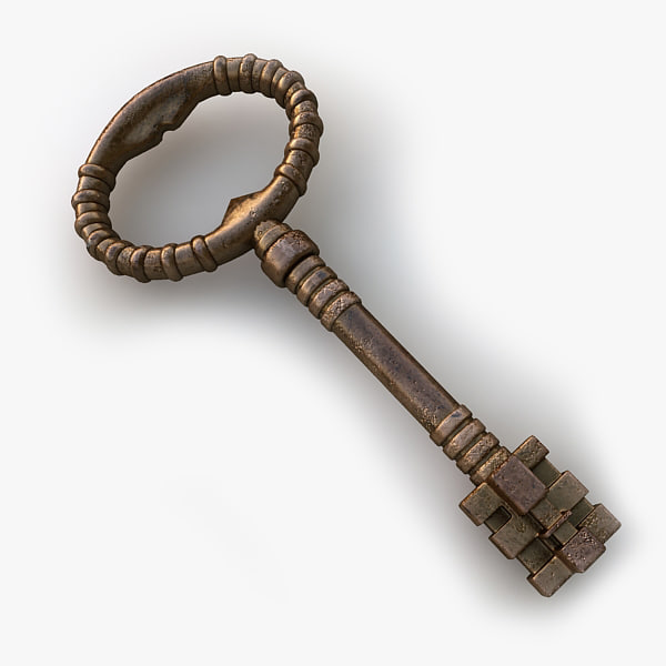 3d key model