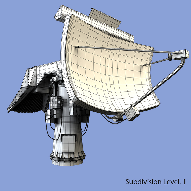radar 3d model