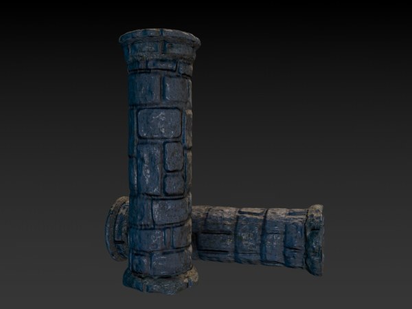 stone column 3d max