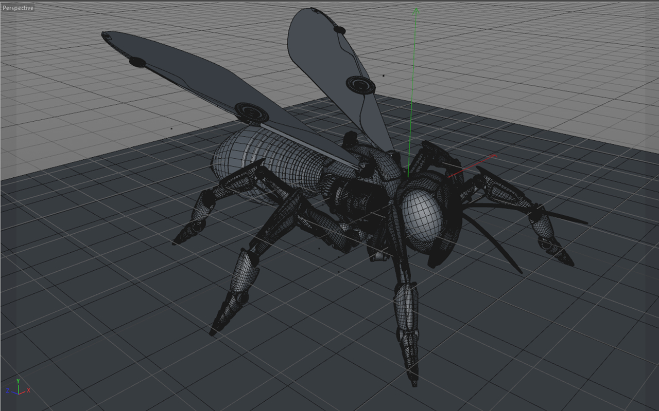 c4d robot wasp