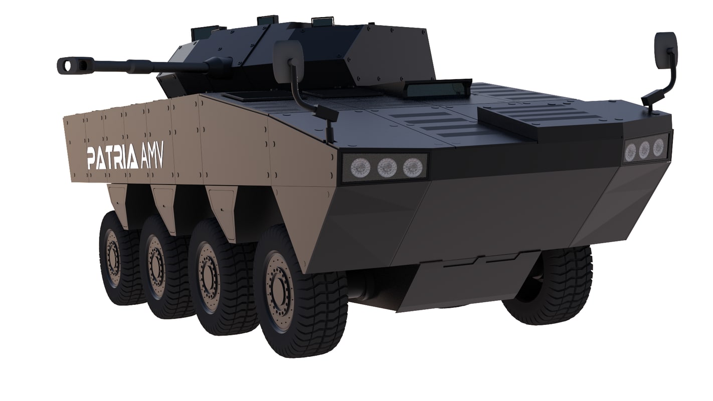 modelo 3d PATRIA AMV - TurboSquid 838454