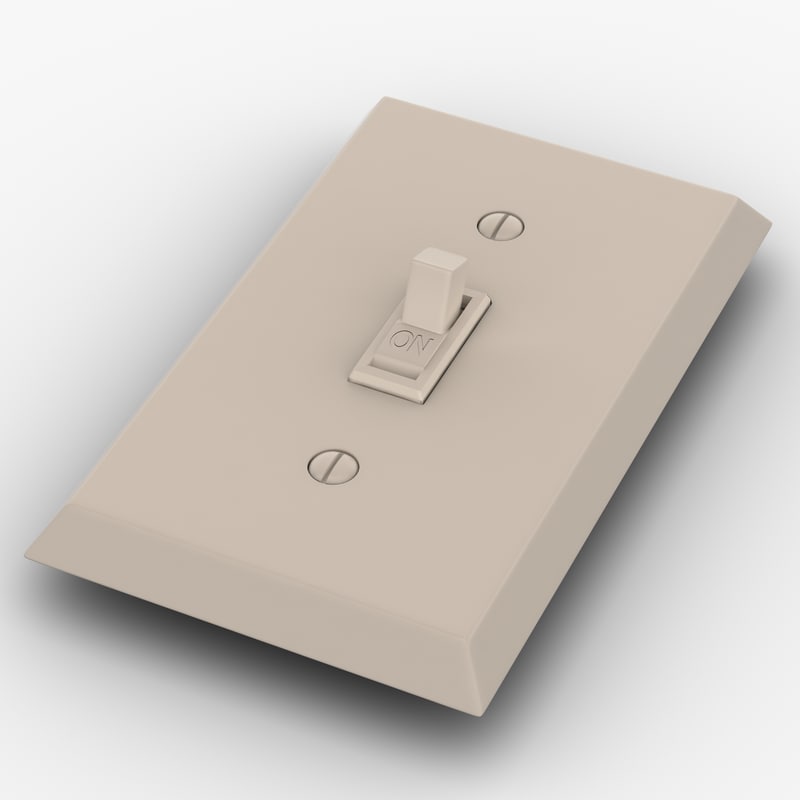 light switch 3d model