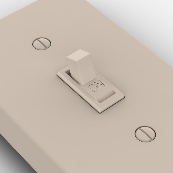 light switch 3d model