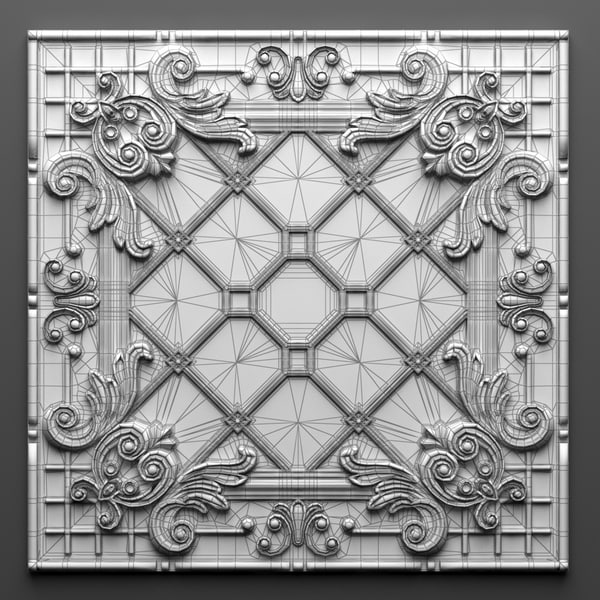 3d max tile wall brooklyn tin