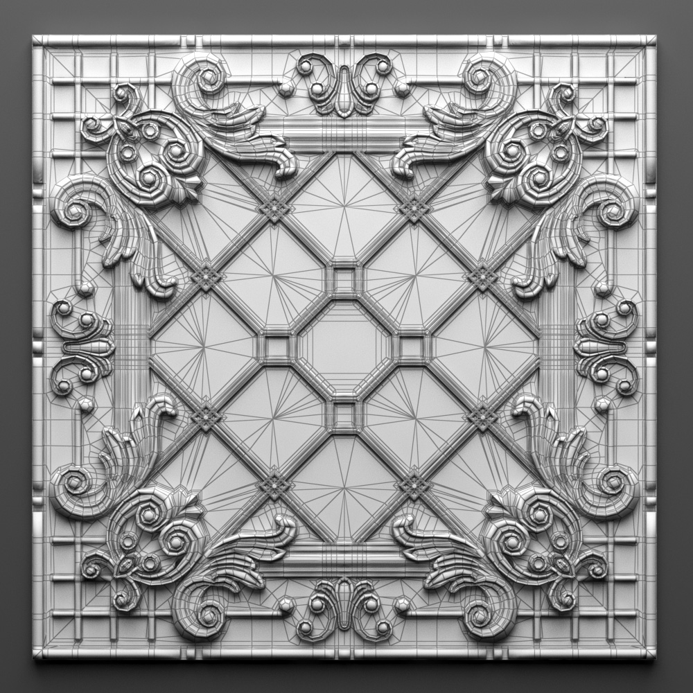 3d max tile wall brooklyn tin