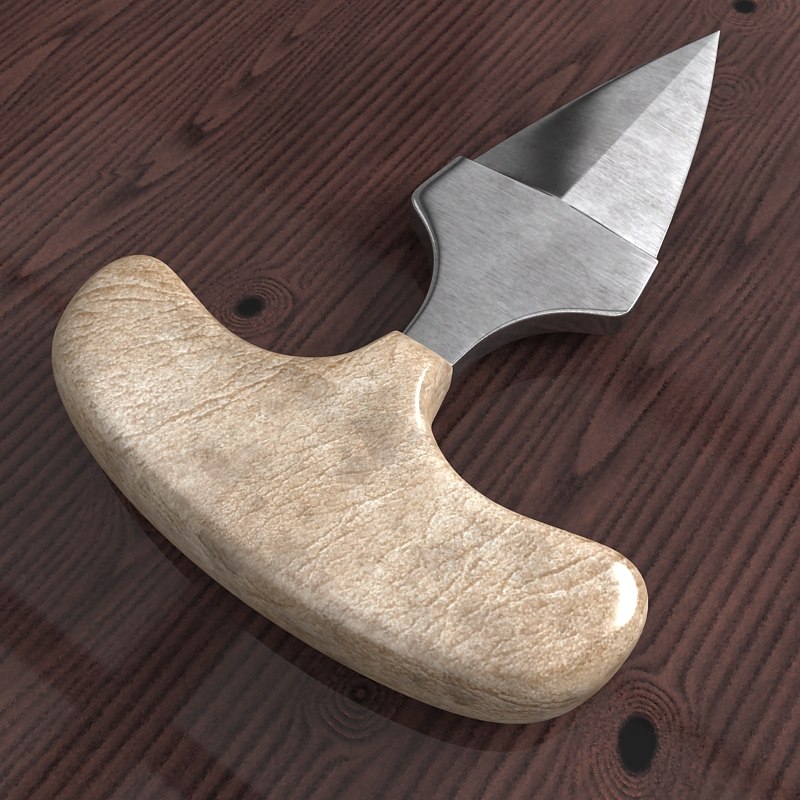 3d Model Push Dagger