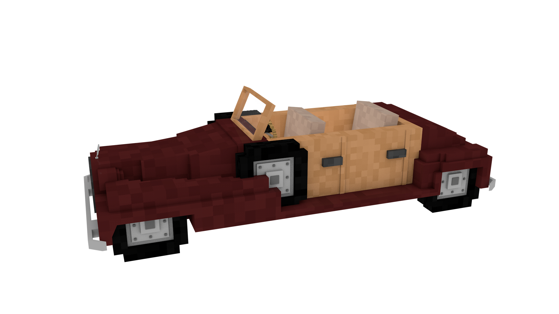3d minecraft mercedes 770