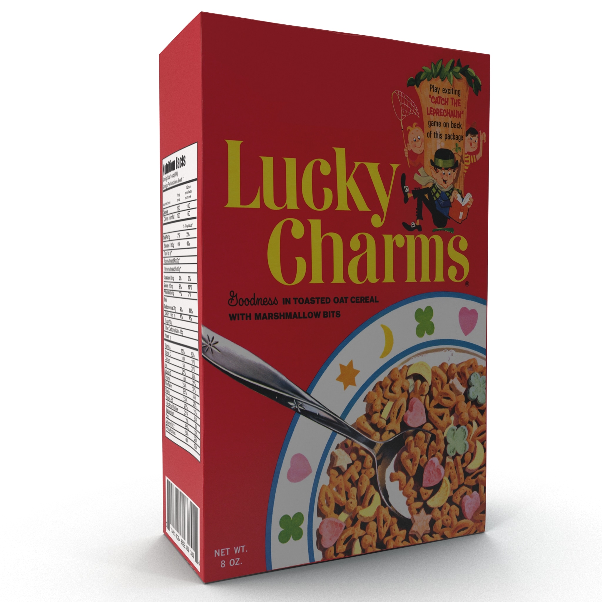max lucky charms cereal box
