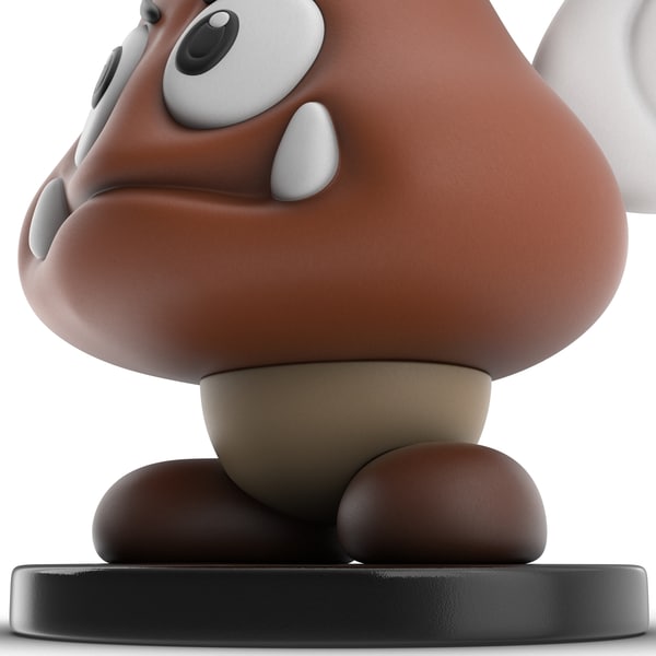 3d model flying goomba toy