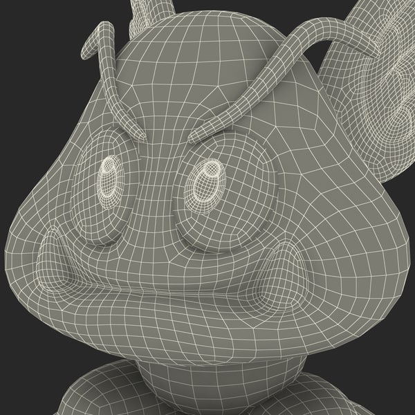 3d model flying goomba toy