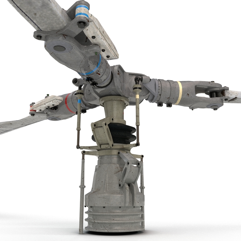 helicopter main rotor 3d model