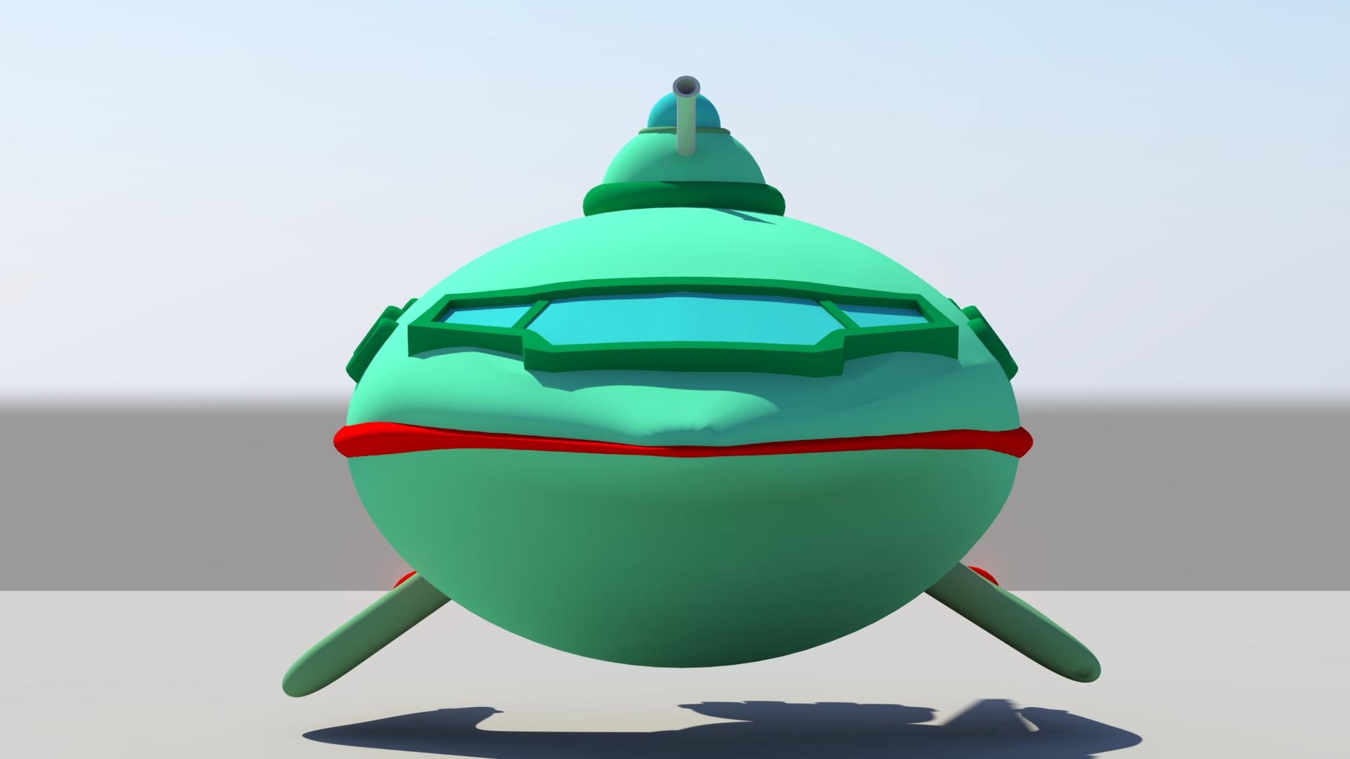 3d planet express ship