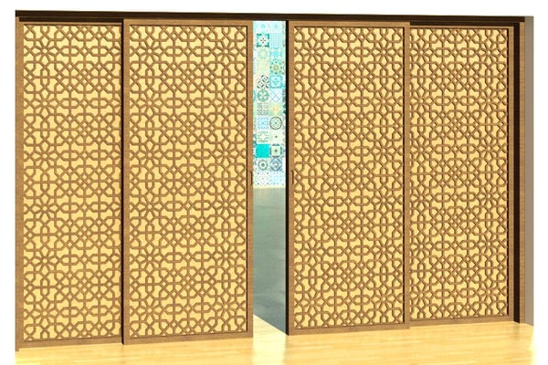 Building Revit Family Door sliding rfa