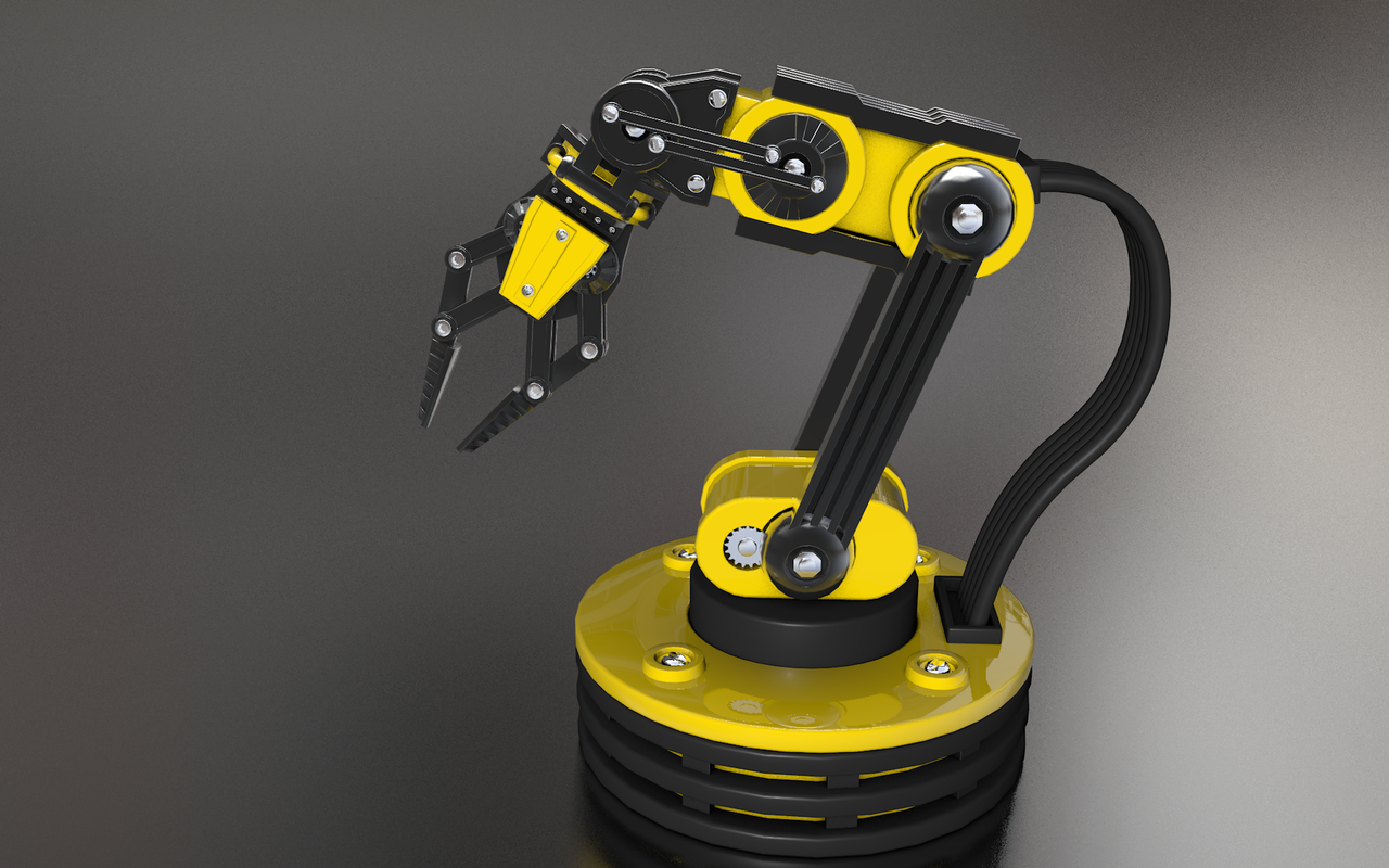 robot manipulator 3d model