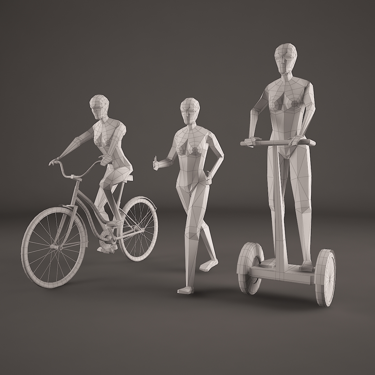 woman figure 3d model