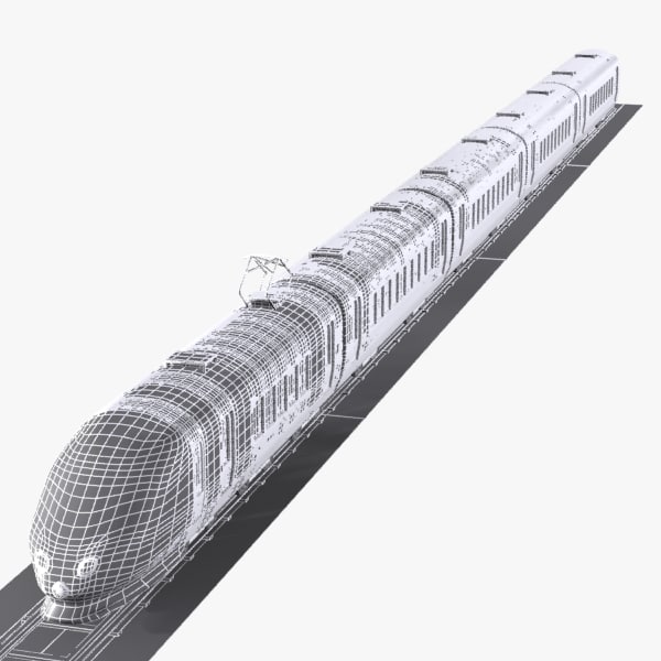 3d max car speed train