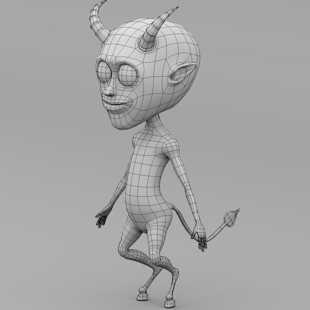 little devil 3d model
