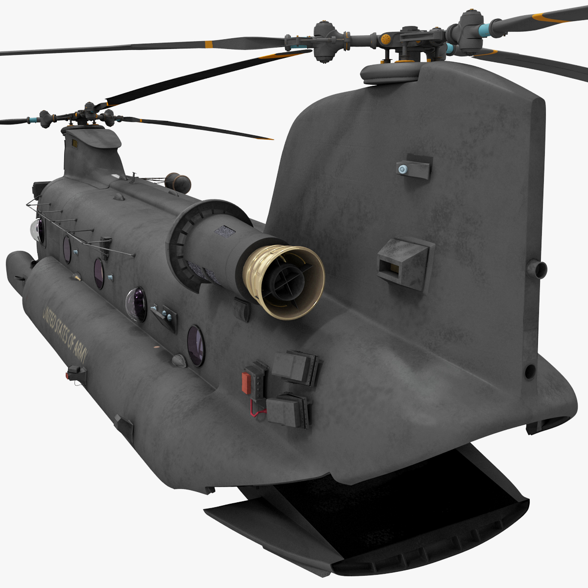 3d mh 47 chinook model