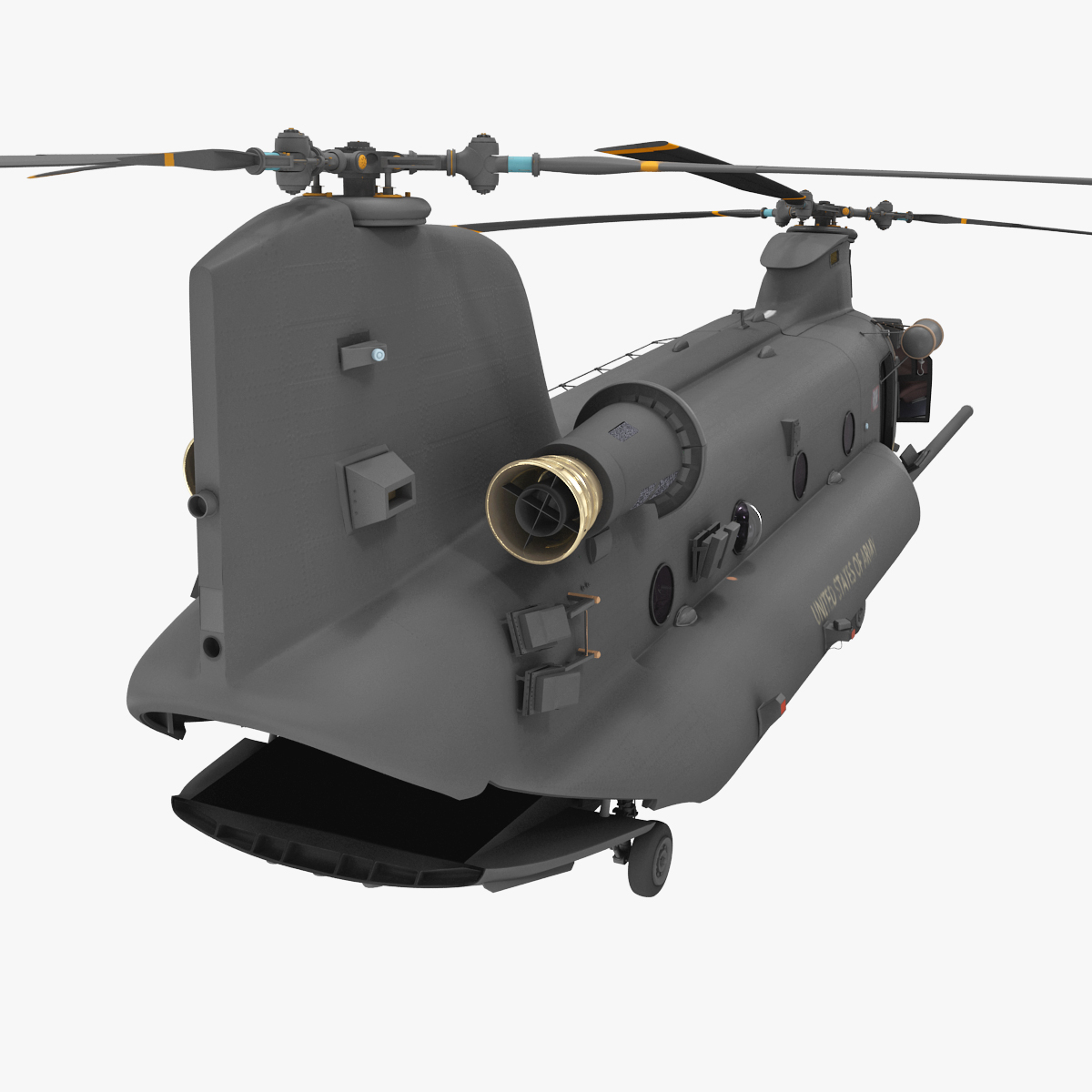 3d mh 47 chinook model