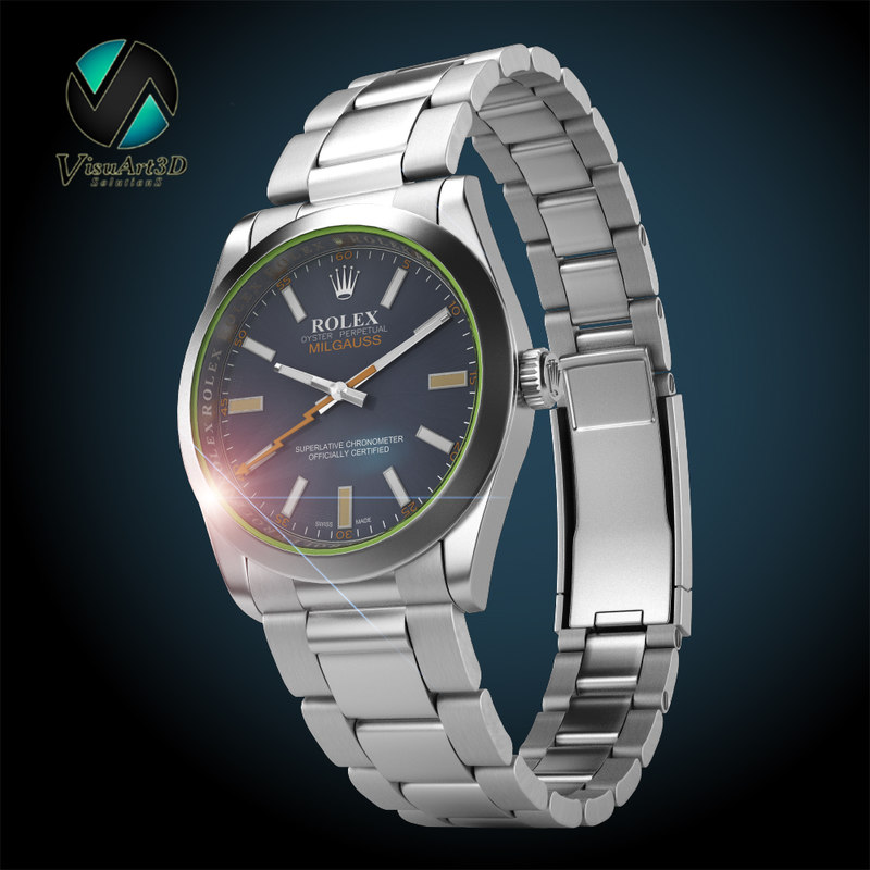3d rolex watches model