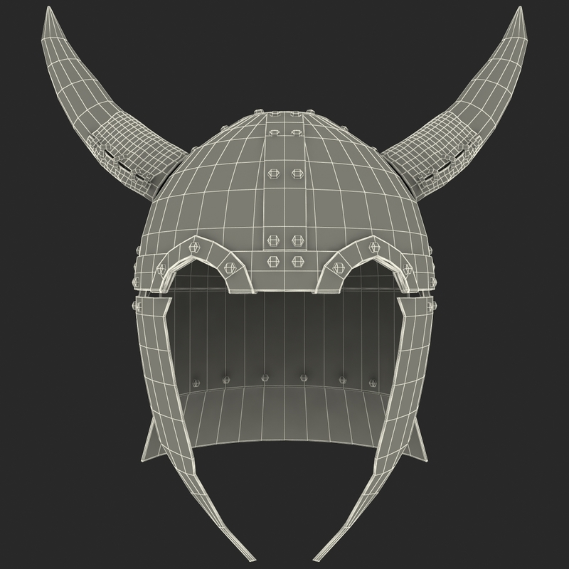 viking helmet 3d c4d