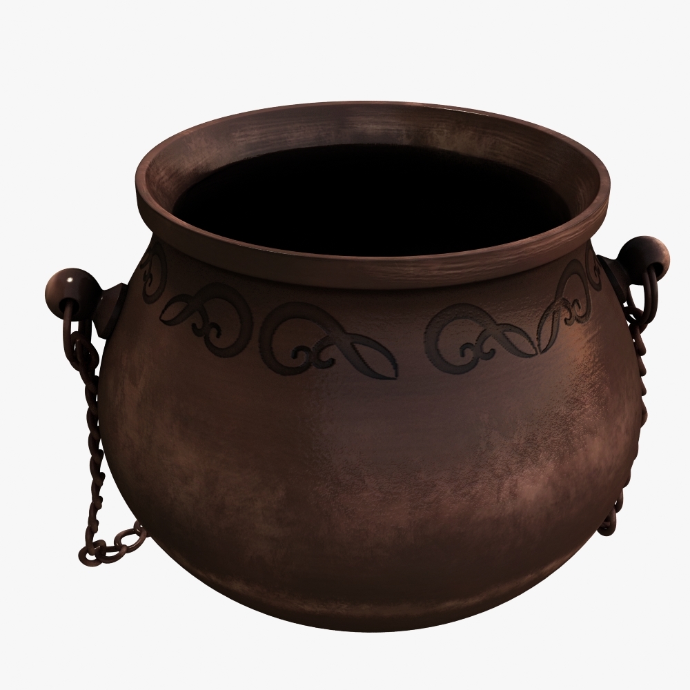 3d model of cauldron contains