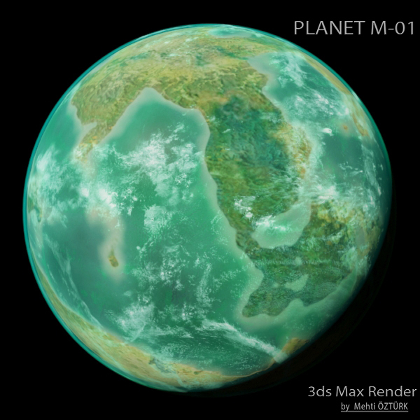 3d planet m-01 m model