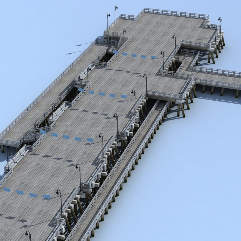 pier modelled 3d model