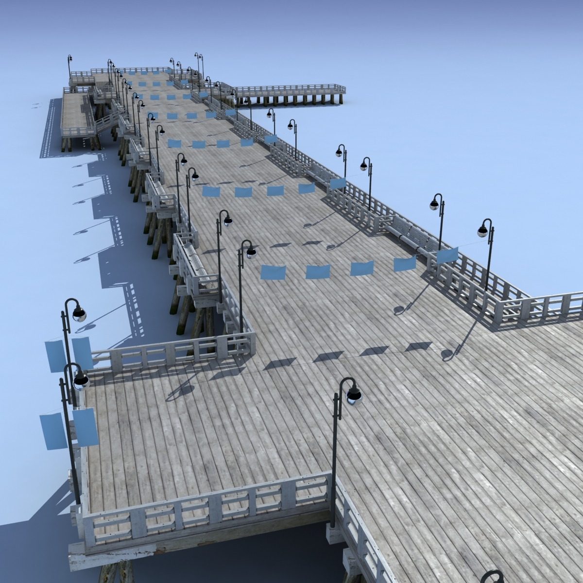 pier modelled 3d model