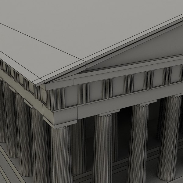 3d model parthenon