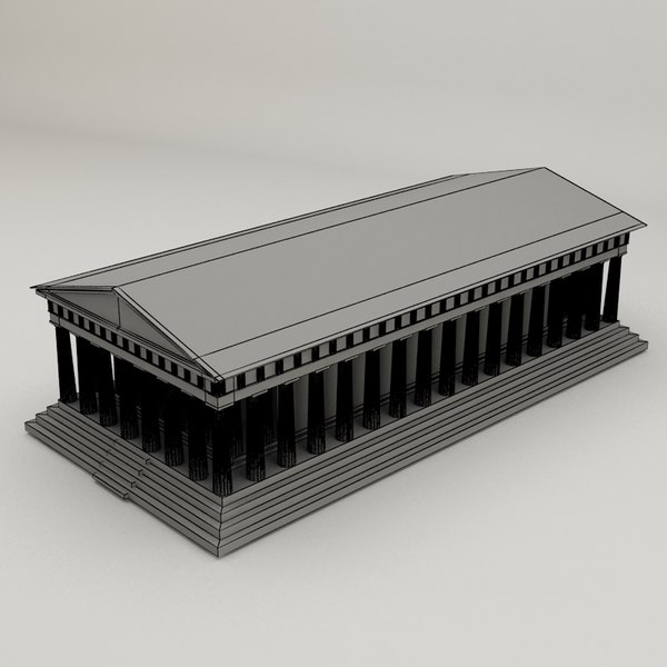 3d model parthenon