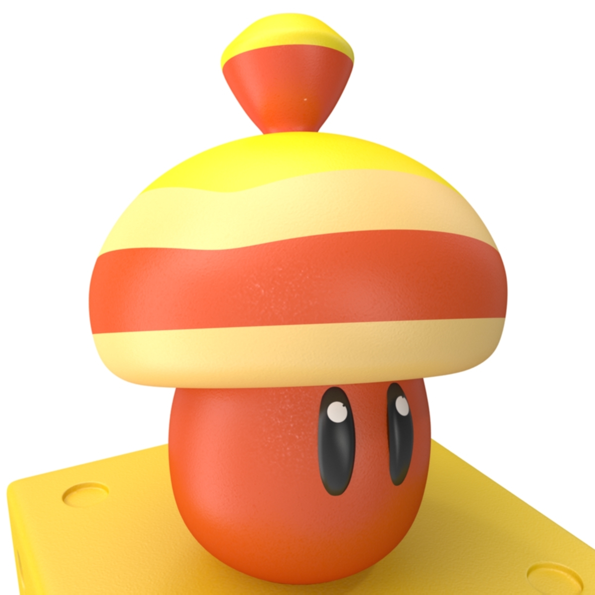 3d super mario acorn block model