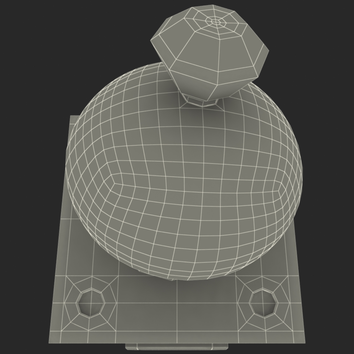 3d super mario acorn block model