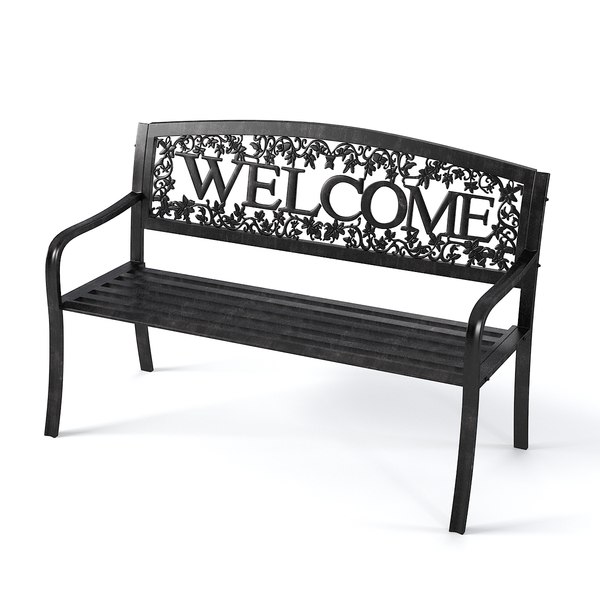3d welcome bench
